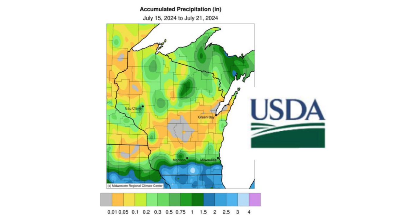 USDA July 22, 2024 Crop Report: Drier week increases productivity for ...