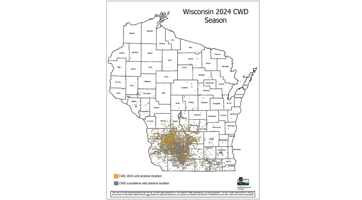 Wisconsin DNR Reports 2024 CWD Sampling Results, New Detections in ...